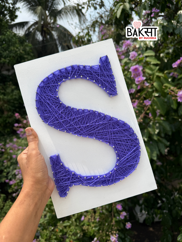Initial Letter String Art – baksabyr